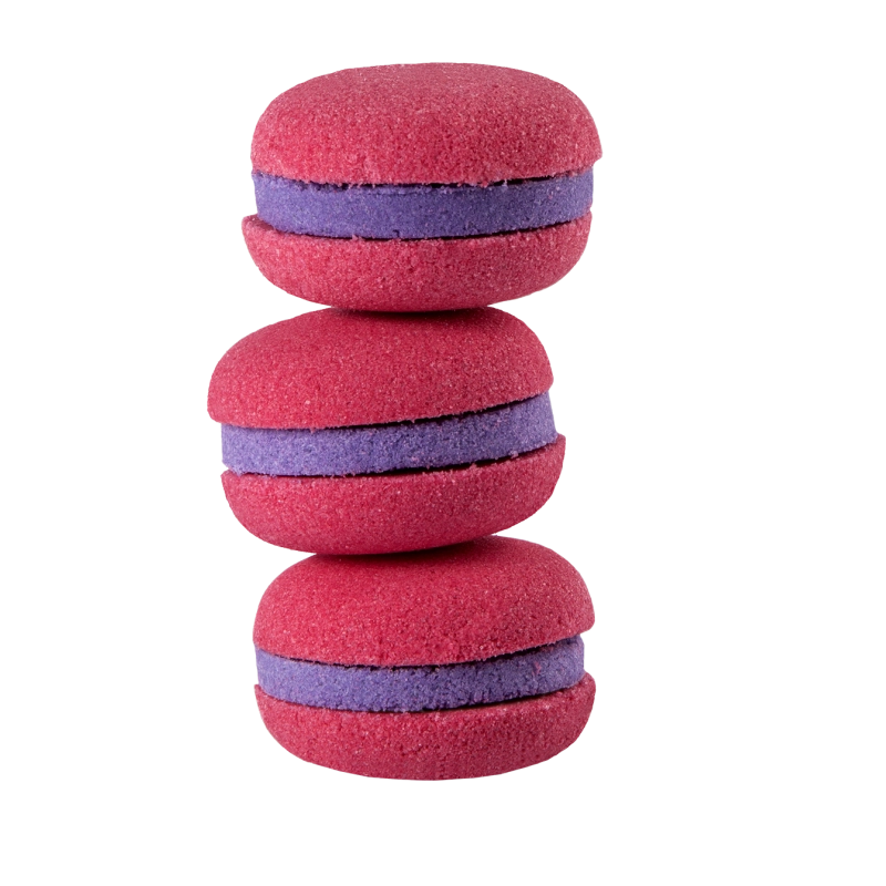 Macaron parfum fruits de la cassis