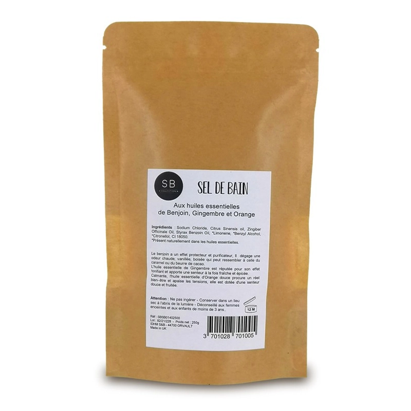 Bath salts - Benzoin, ginger and orange